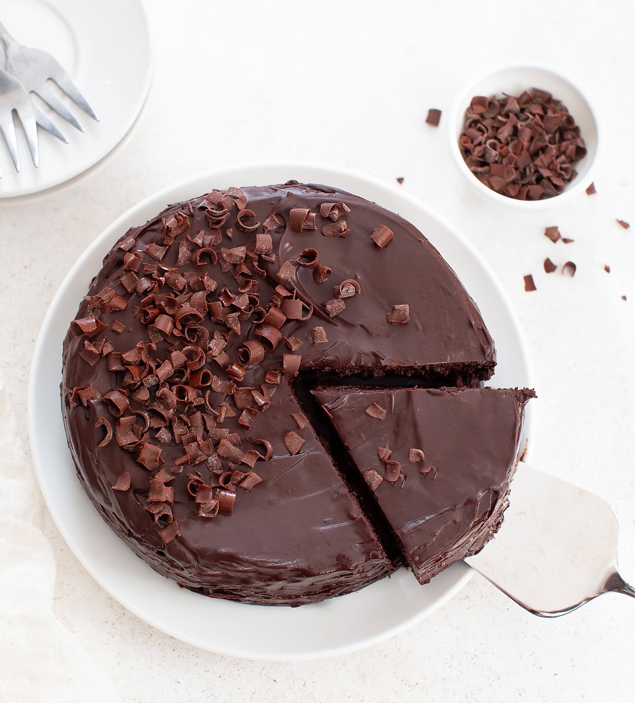 4 Ingredient Healthy Chocolate Cake - Kirbie's Cravings