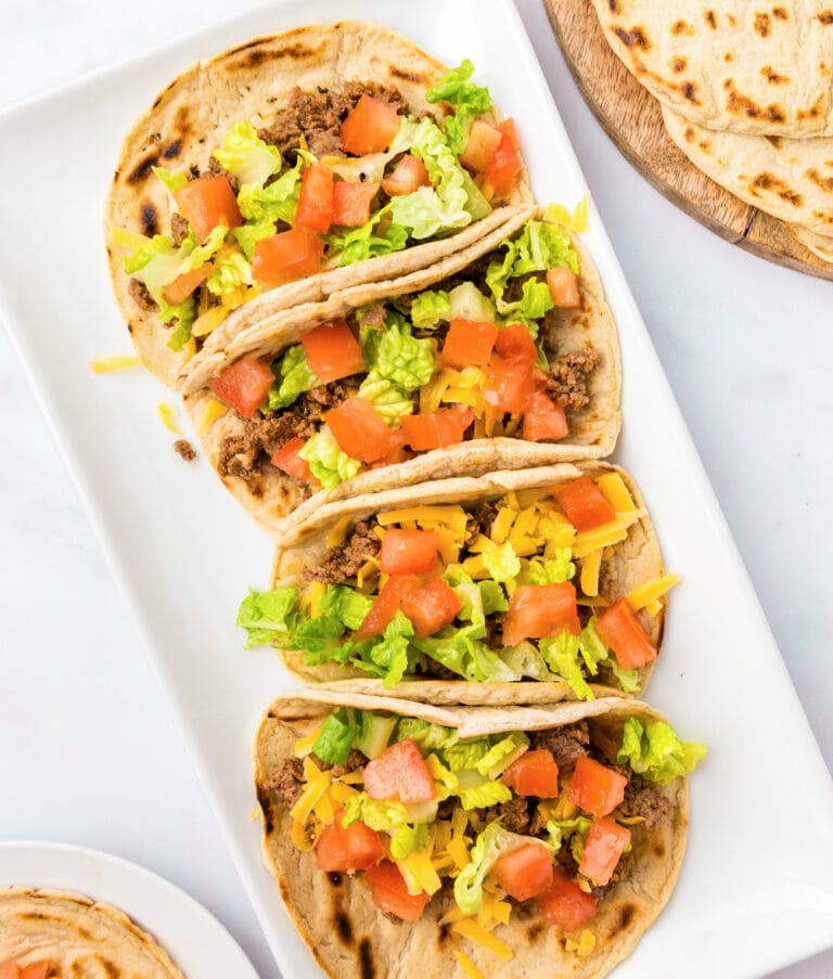 3 Ingredient Healthy Oat Tortillas - Kirbie's Cravings