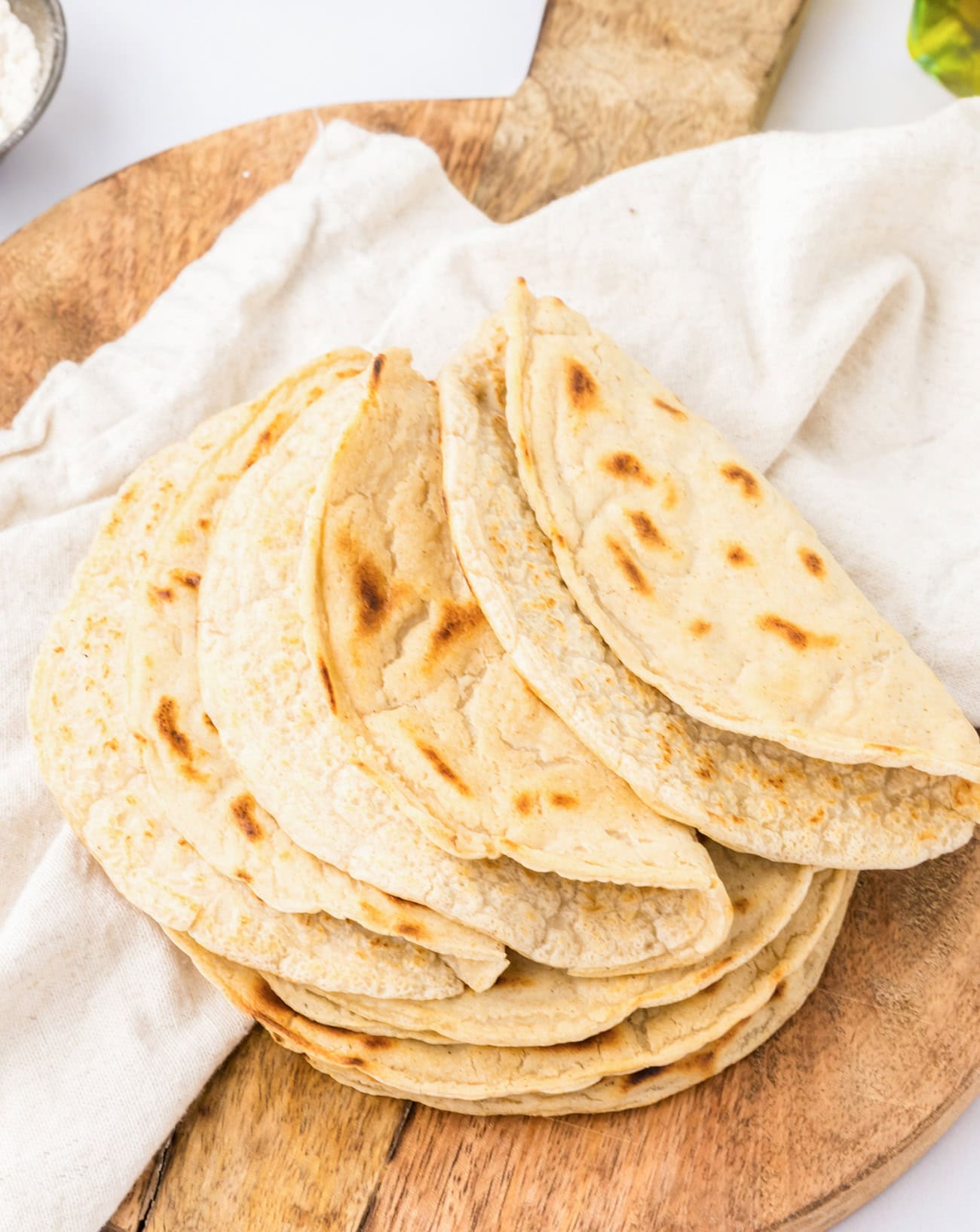 3 Ingredient Healthy Oat Tortillas - Kirbie's Cravings