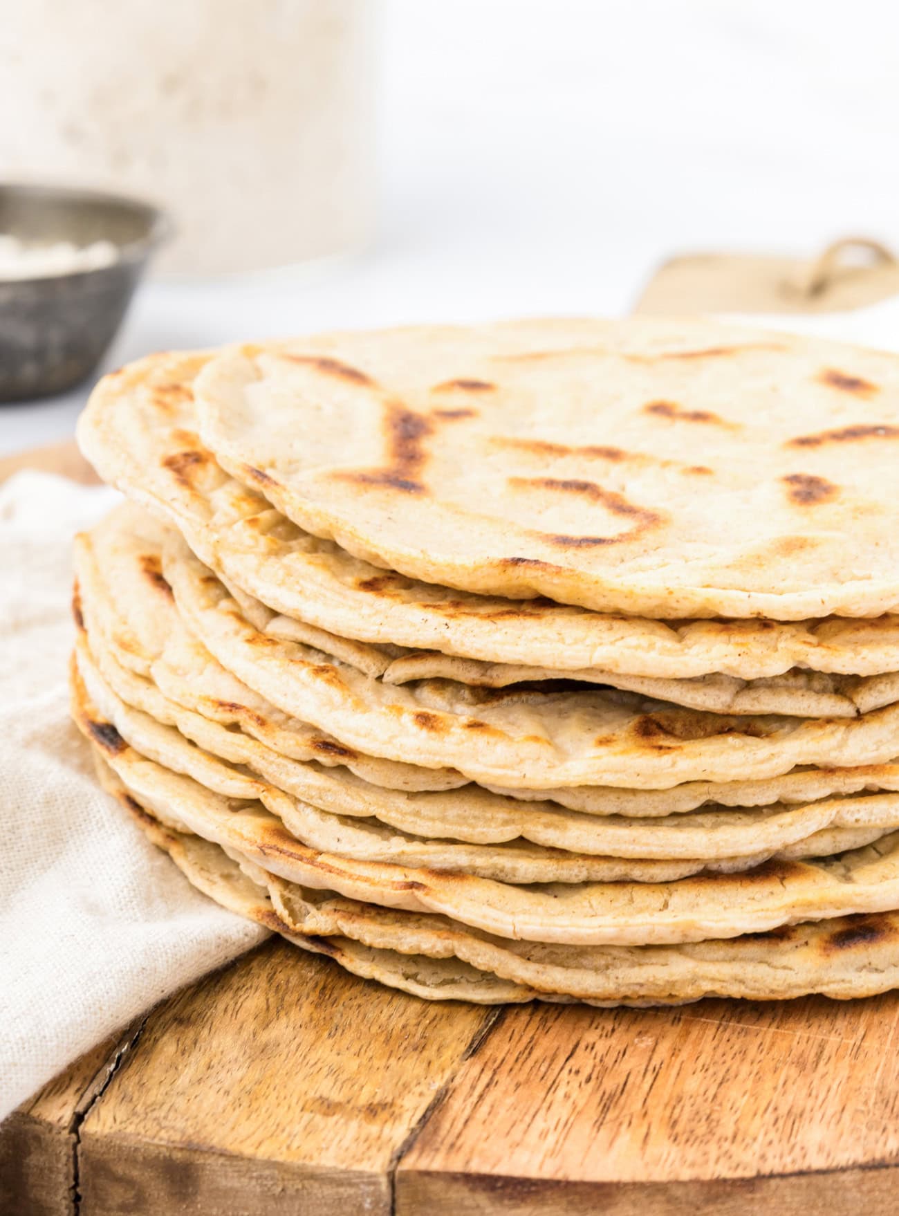 3 Ingredient Healthy Oat Tortillas - Kirbie's Cravings