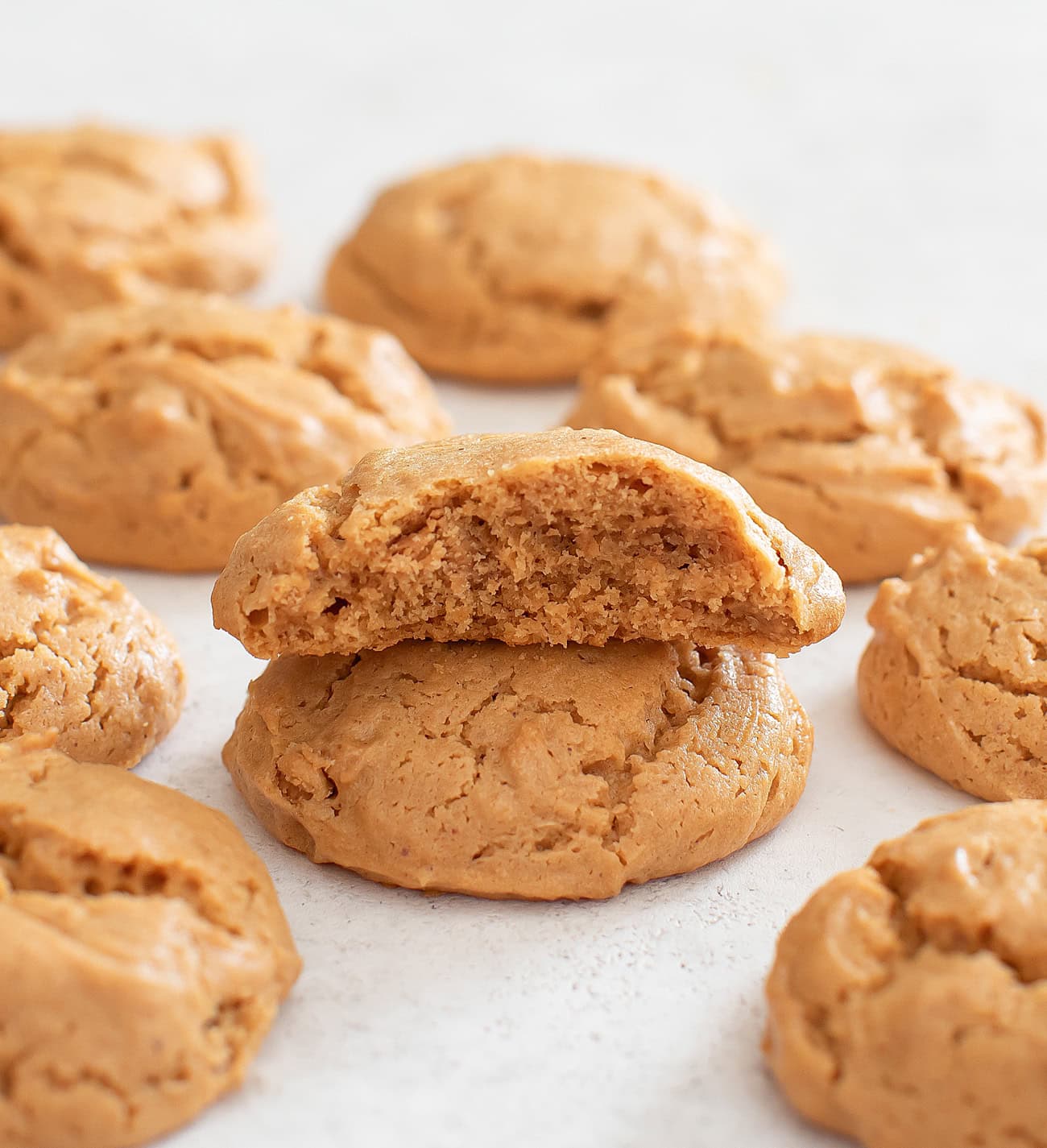 4 Ingredient Peanut Butter Cloud Cookies - Kirbie's Cravings
