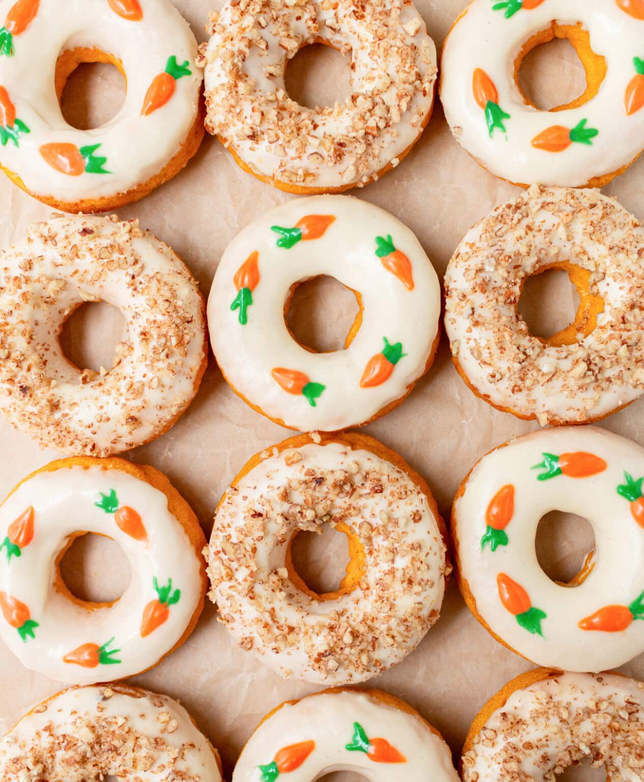 4 Ingredient Carrot Cake Donuts - Kirbie's Cravings