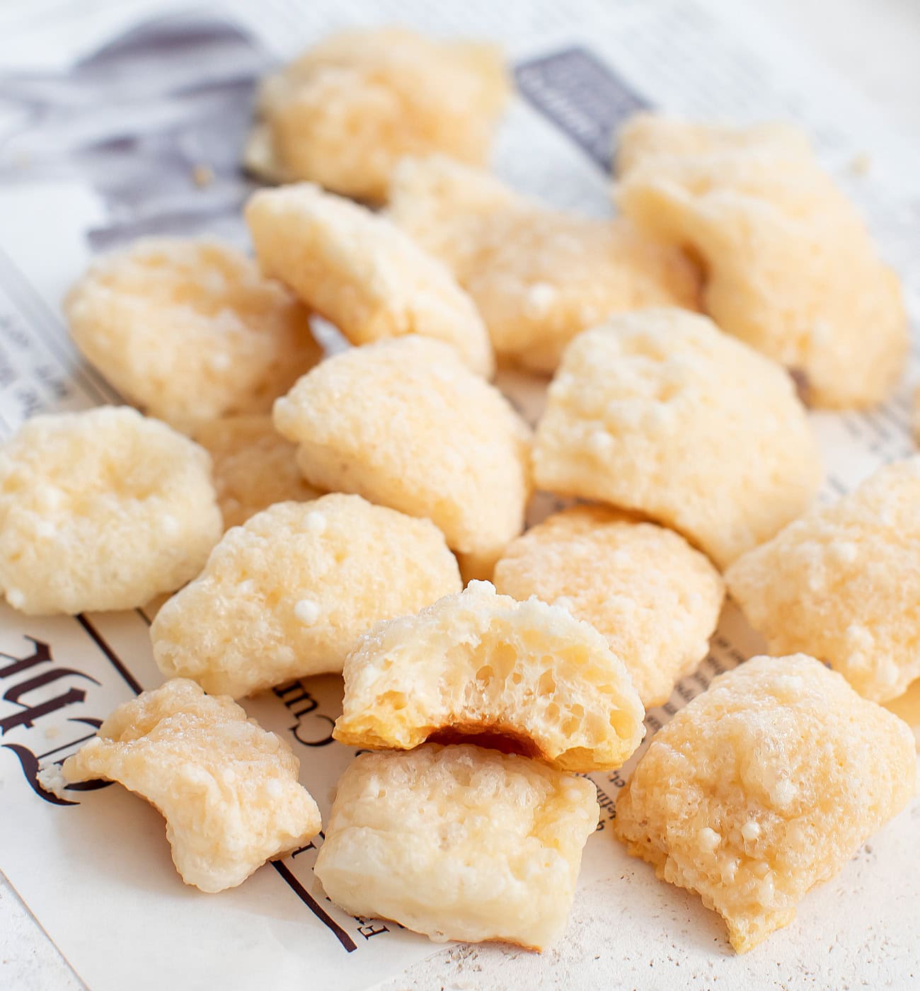 1 Ingredient Crispy Cheese Puffs (Keto, Low Carb) - Kirbie's Cravings