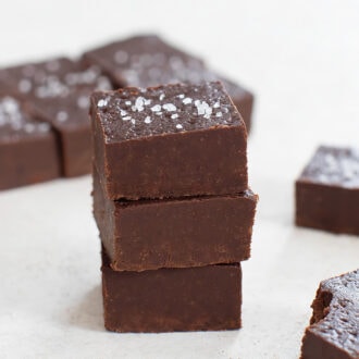 3 Ingredient Healthier Fudge - Kirbie's Cravings