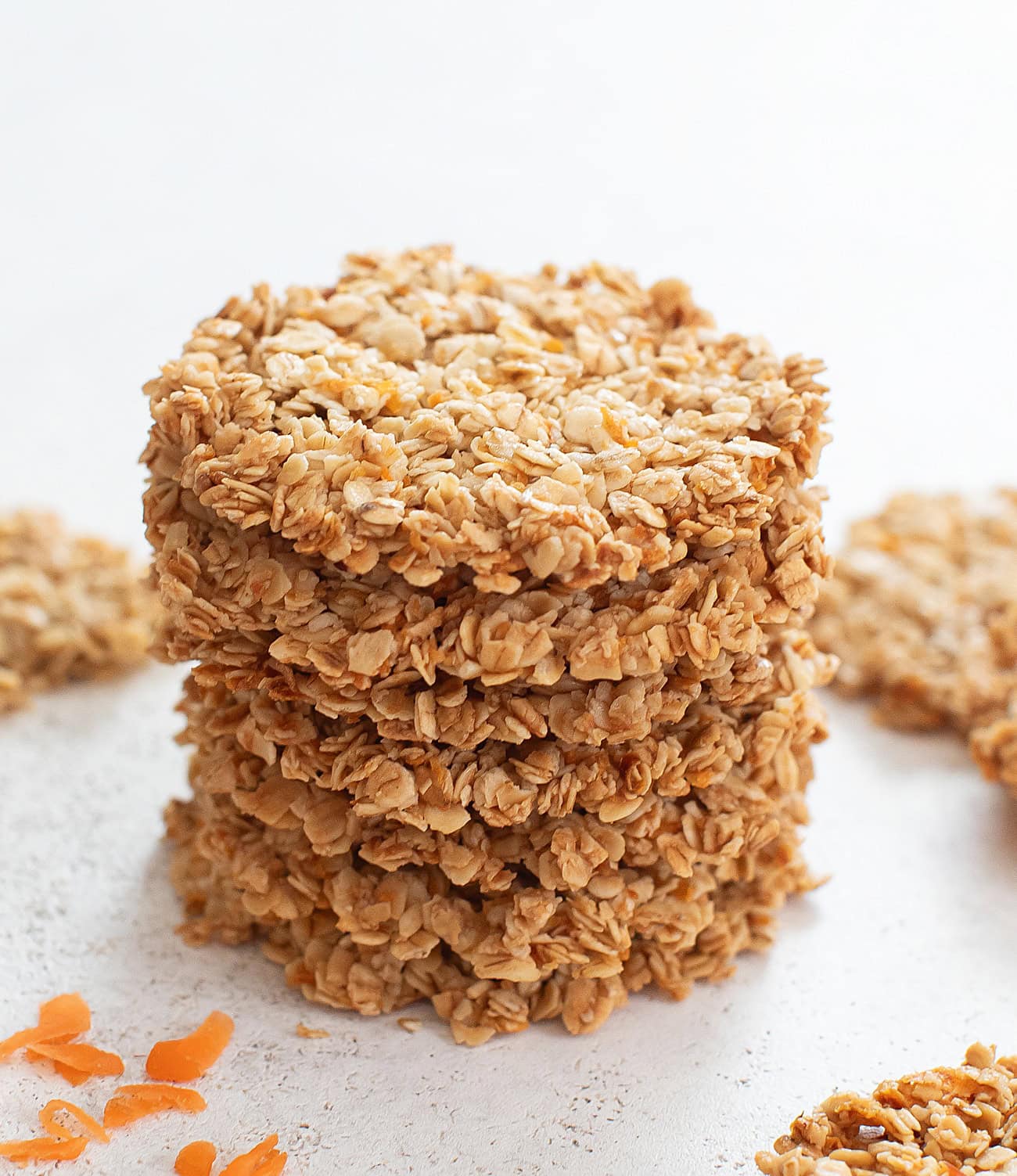4 Ingredient Crispy Carrot Oatmeal Cookies - Kirbie's Cravings