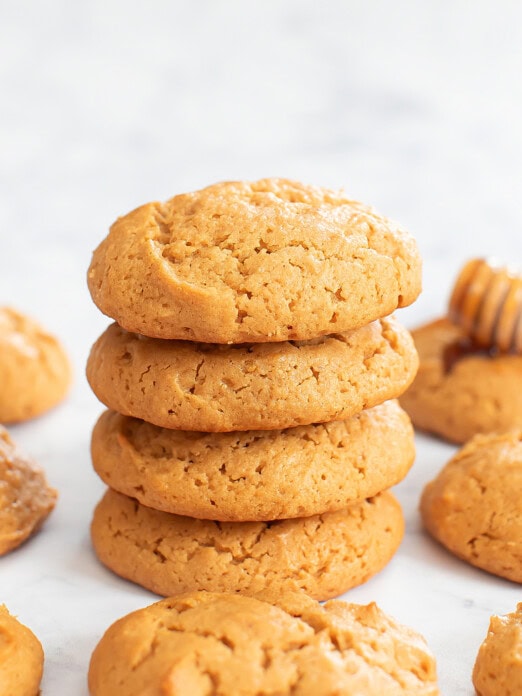 4 Ingredient Honey Cloud Cookies (No Flour, Refined Sugar, Dairy ...