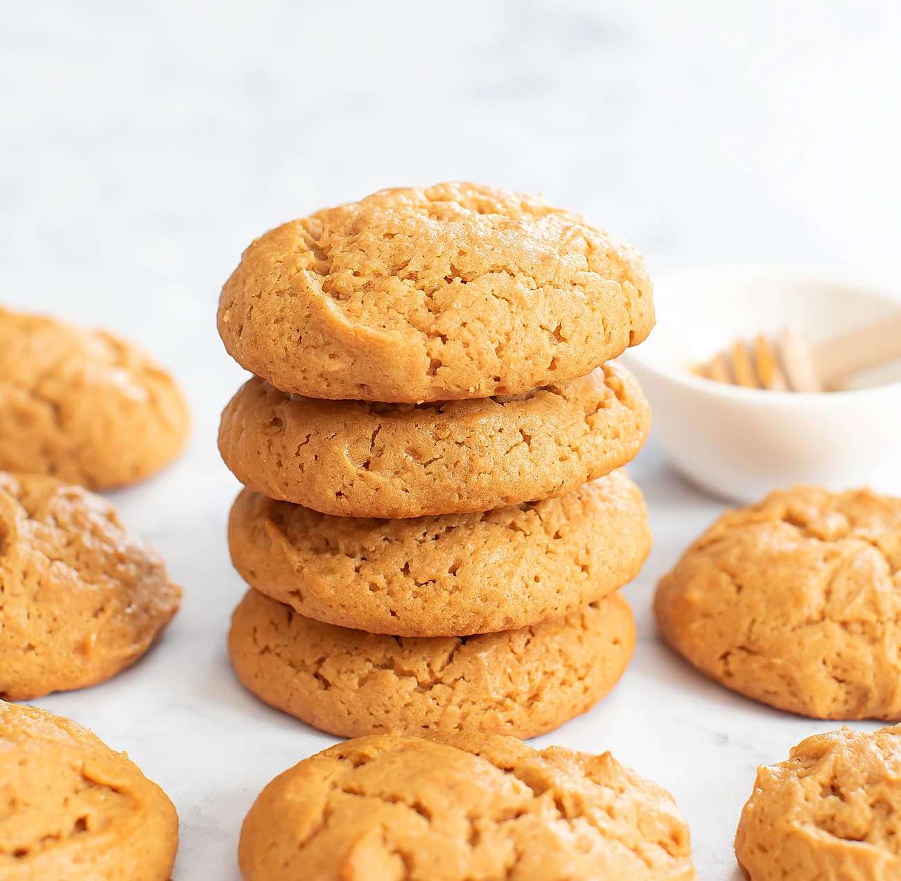 4 Ingredient Honey Cloud Cookies (No Flour, Refined Sugar, Dairy ...