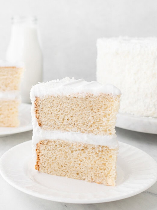 3 Ingredient Coconut Cake (No Eggs, Dairy, Butter or Oil) - Kirbie's ...