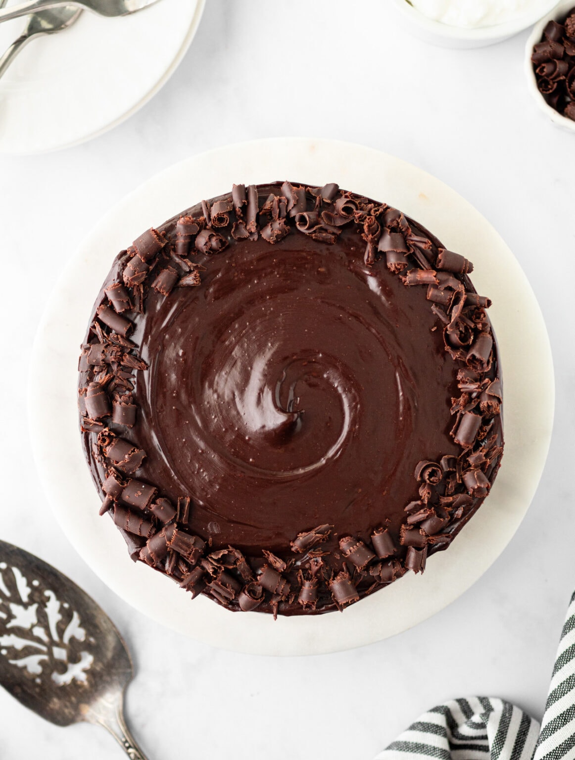 2 Ingredient No Bake Healthier Chocolate Cake (No Flour, Eggs, Butter ...