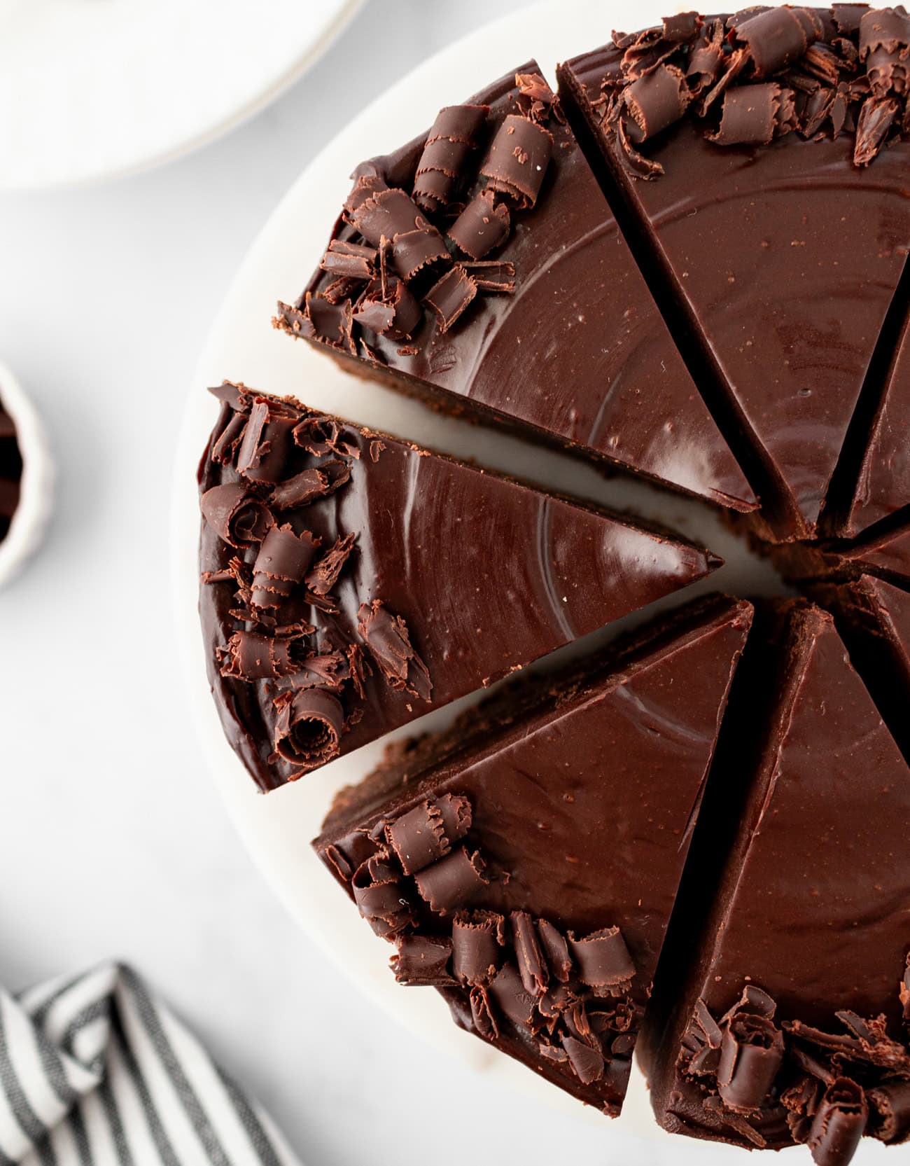 2 Ingredient No Bake Healthier Chocolate Cake (No Flour, Eggs, Butter ...