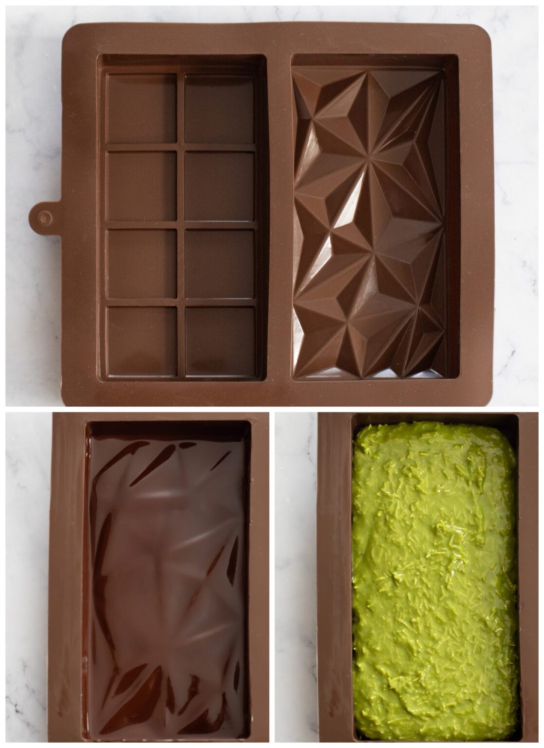 3 Ingredient Dubai Chocolate Bars - Kirbie's Cravings