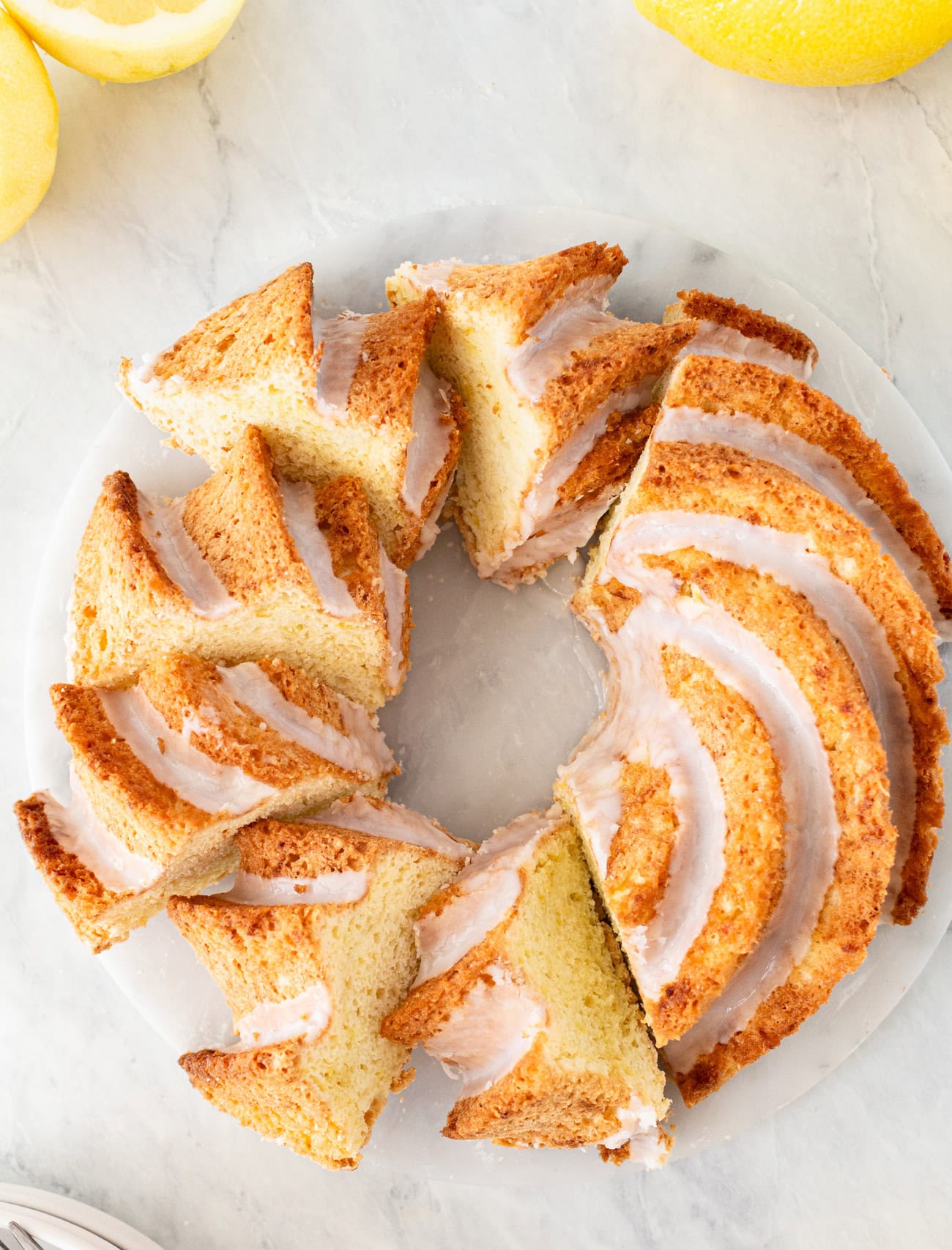 4 Ingredient Lemon Cake (No Dairy, Butter or Oil) - Kirbie's Cravings