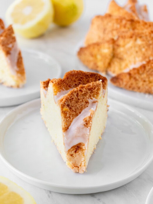 4 Ingredient Lemon Cake (No Dairy, Butter or Oil) - Kirbie's Cravings