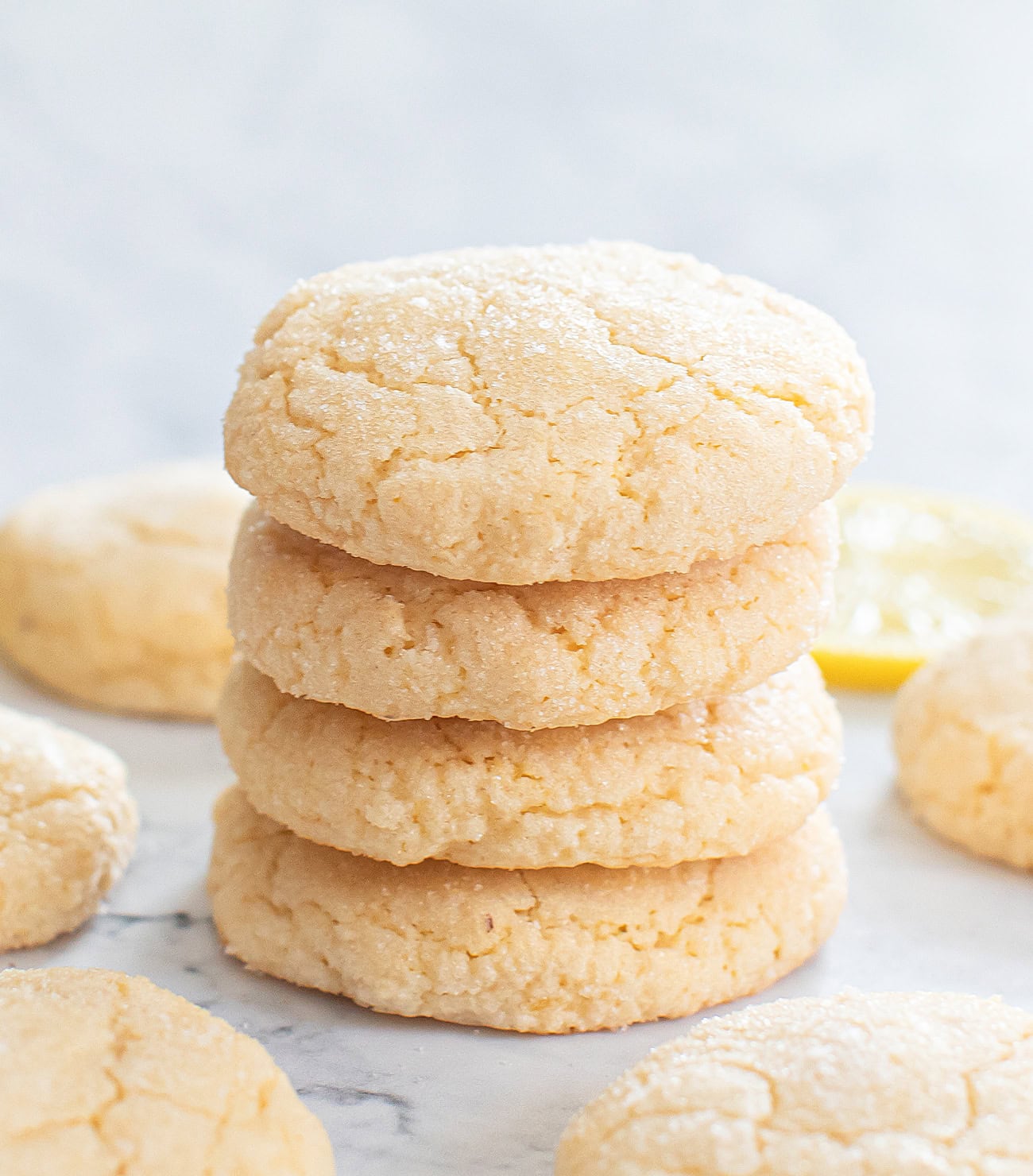 4 Ingredient Lemon Cloud Cookies (No White Flour, Butter or Oil ...