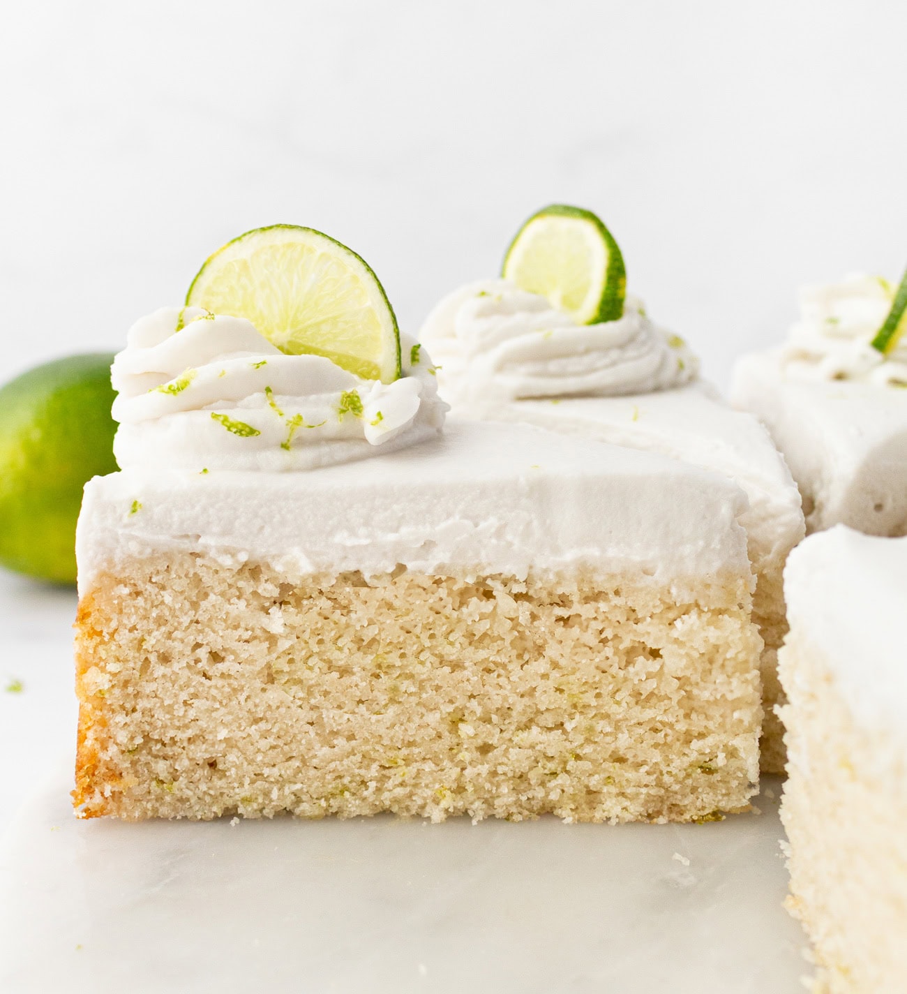 4 Ingredient Coconut Lime Cake (No Eggs, Dairy, Butter or Oil) - Kirbie ...