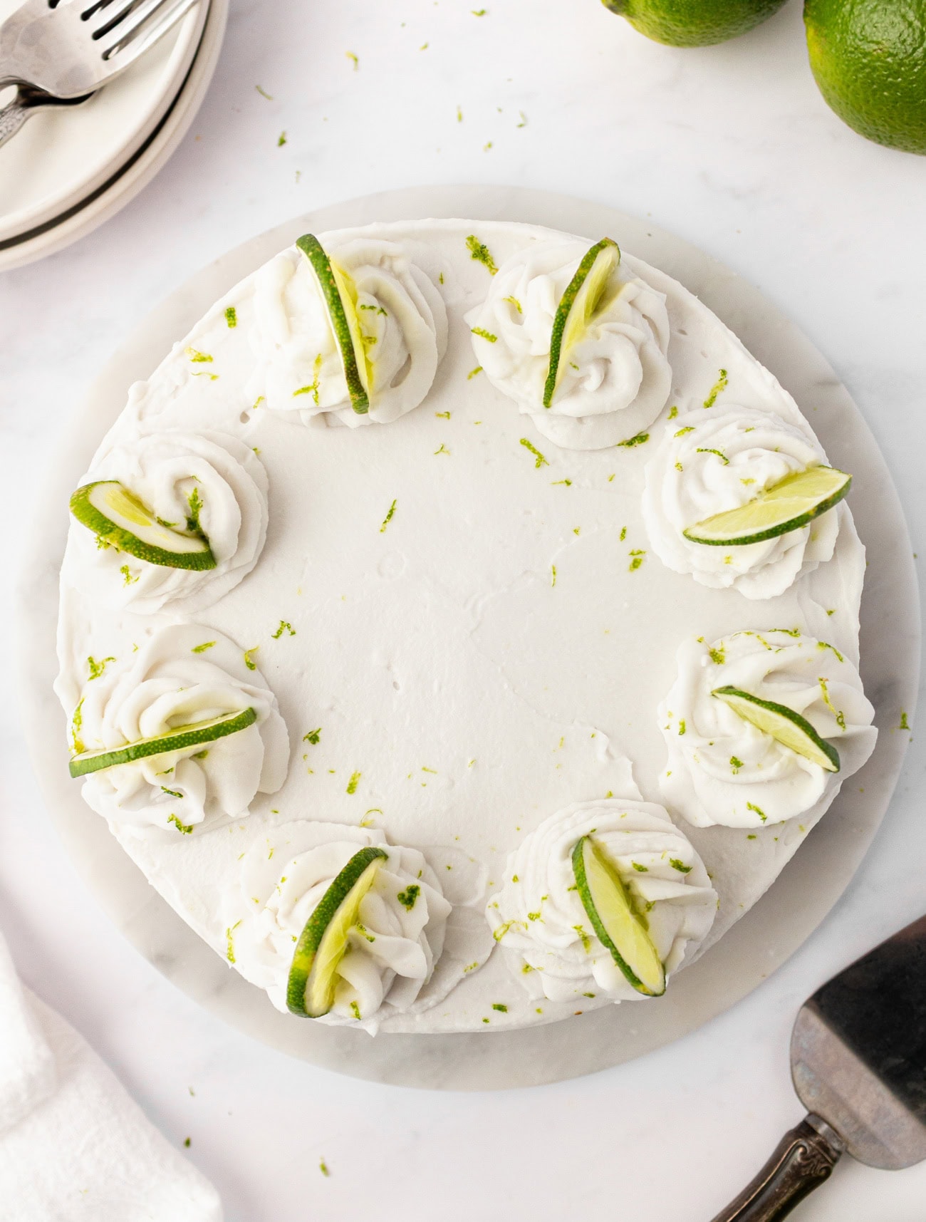 4 Ingredient Coconut Lime Cake (No Eggs, Dairy, Butter or Oil) - Kirbie ...