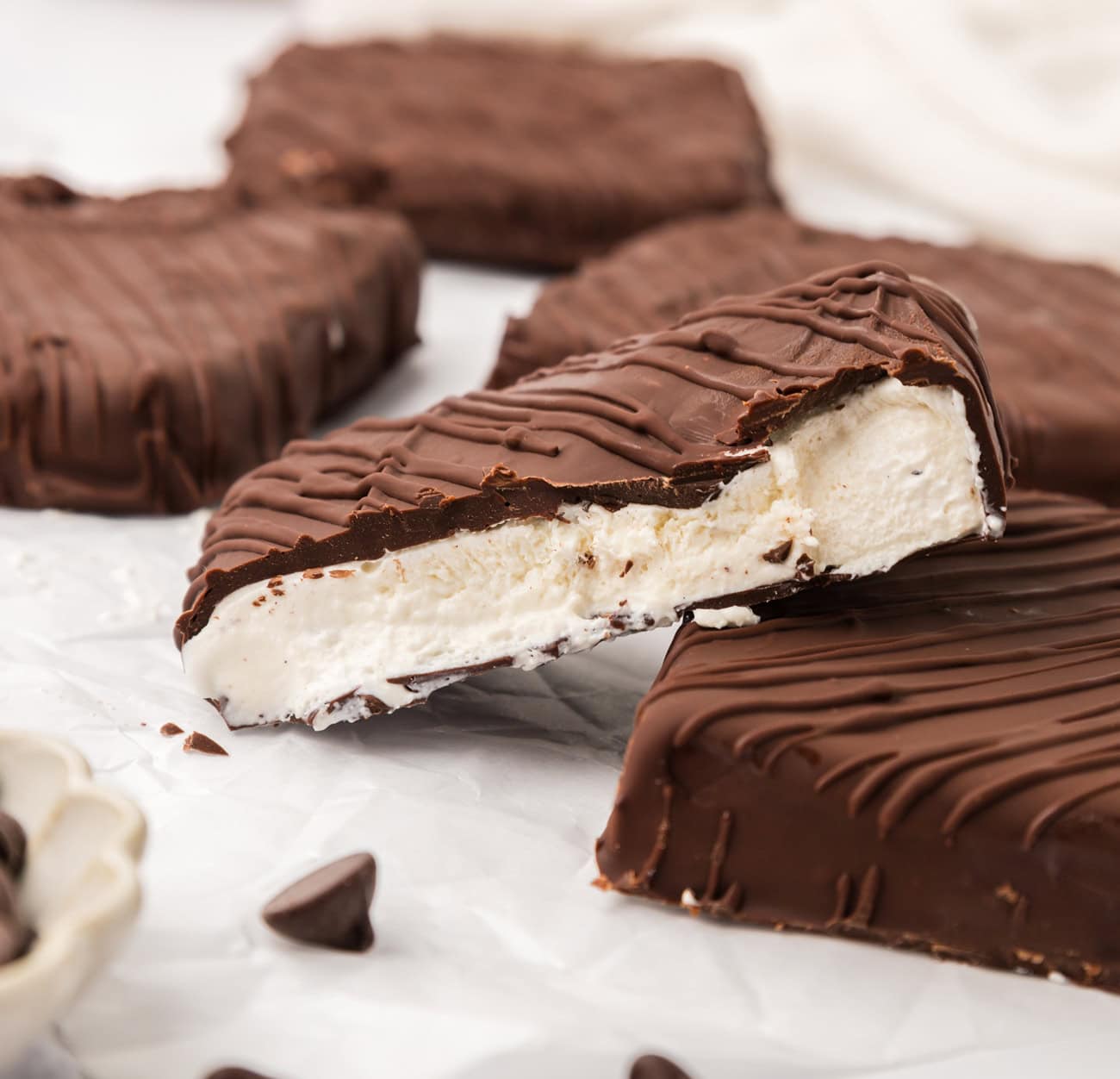 4 Ingredient Keto Cottage Cheese Ice Cream Bars - Kirbie's Cravings