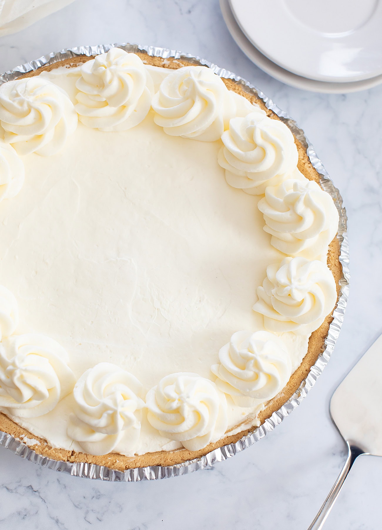 4 Ingredient No Bake Cloud Cheesecake - Kirbie's Cravings