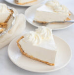 4 Ingredient No Bake Coconut Cloud Cheesecake - Kirbie's Cravings