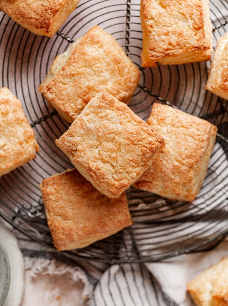 3 Ingredient Cottage Cheese Biscuits - Kirbie's Cravings