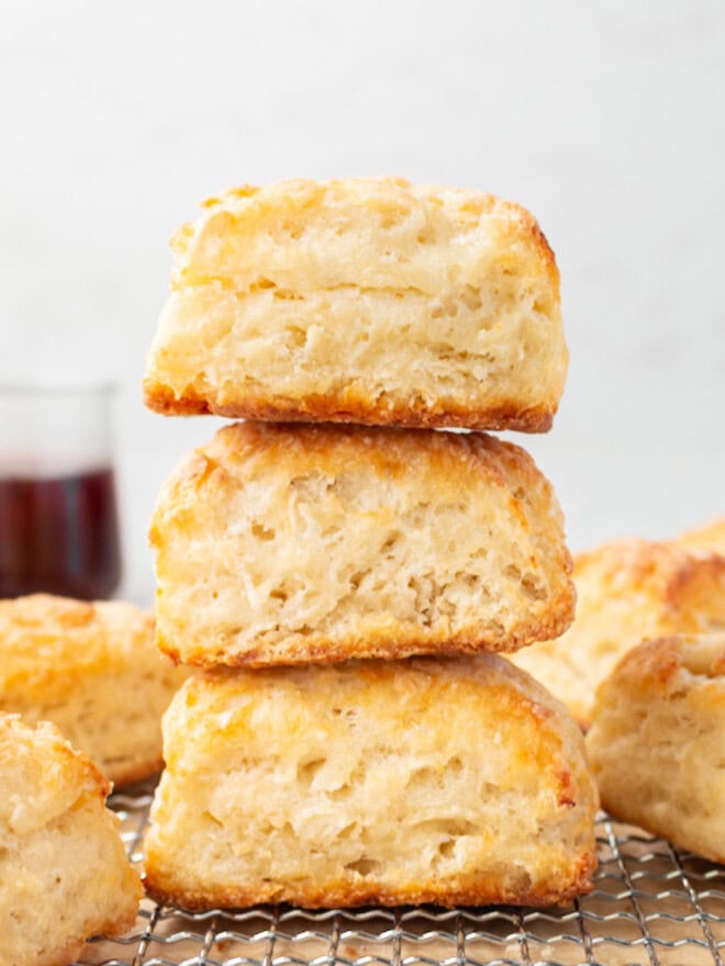 3 Ingredient High Protein Biscuits - Kirbie's Cravings