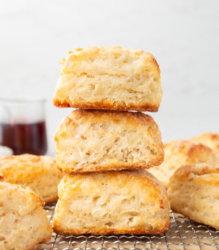 3 Ingredient High Protein Biscuits - Kirbie's Cravings