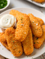 3 Ingredient Keto High Protein Fish Sticks - Kirbie's Cravings