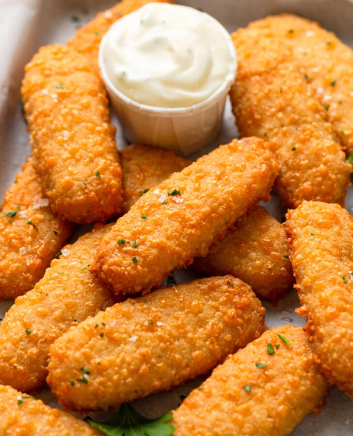 3 Ingredient Keto High Protein Fish Sticks - Kirbie's Cravings