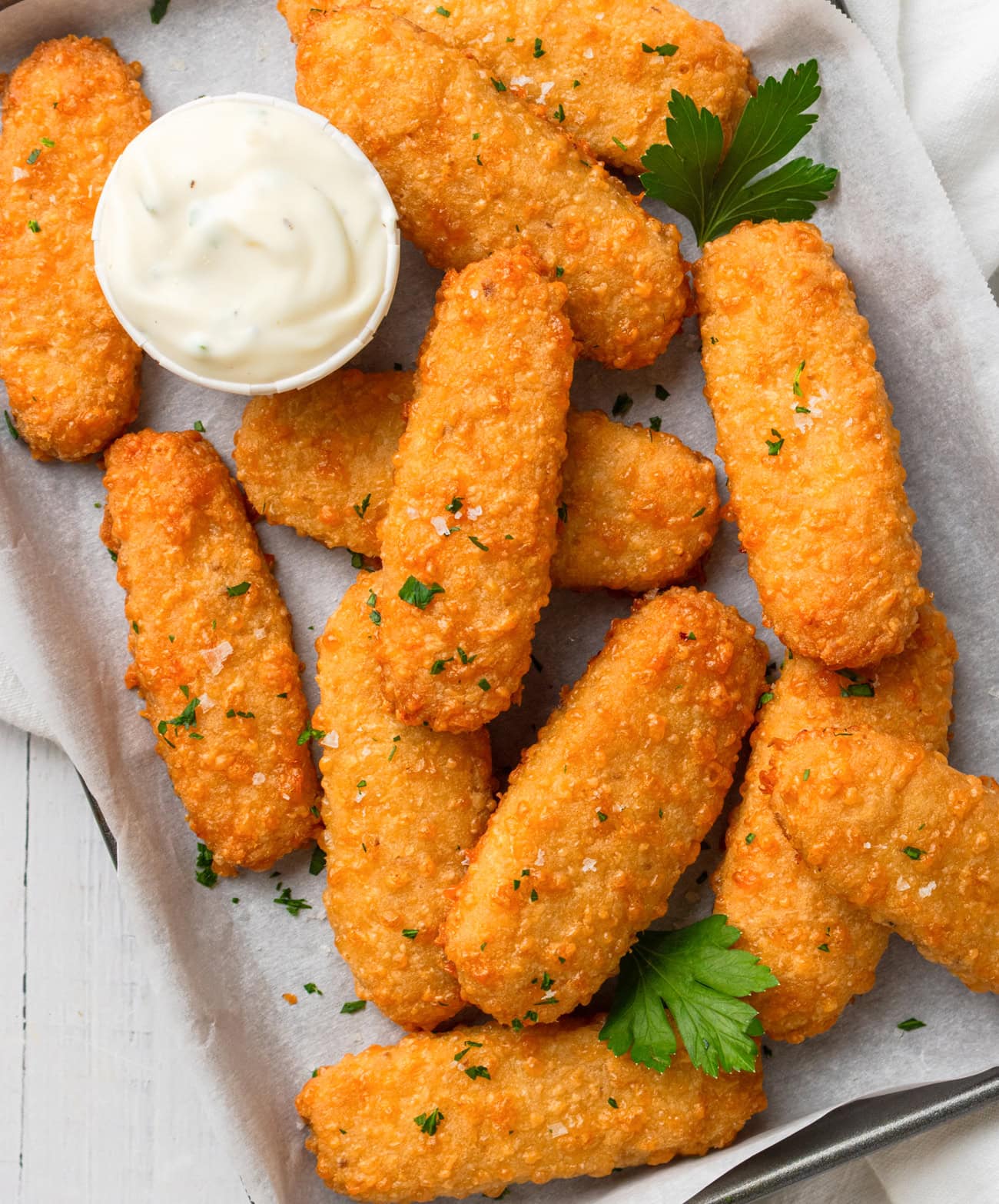 3 Ingredient Keto High Protein Fish Sticks - Kirbie's Cravings
