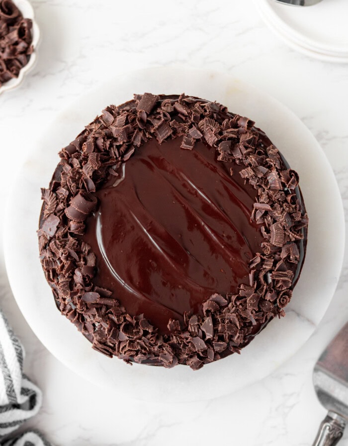 4 Ingredient Healthier Chocolate Cake (No Flour, Eggs, Refined Sugar ...
