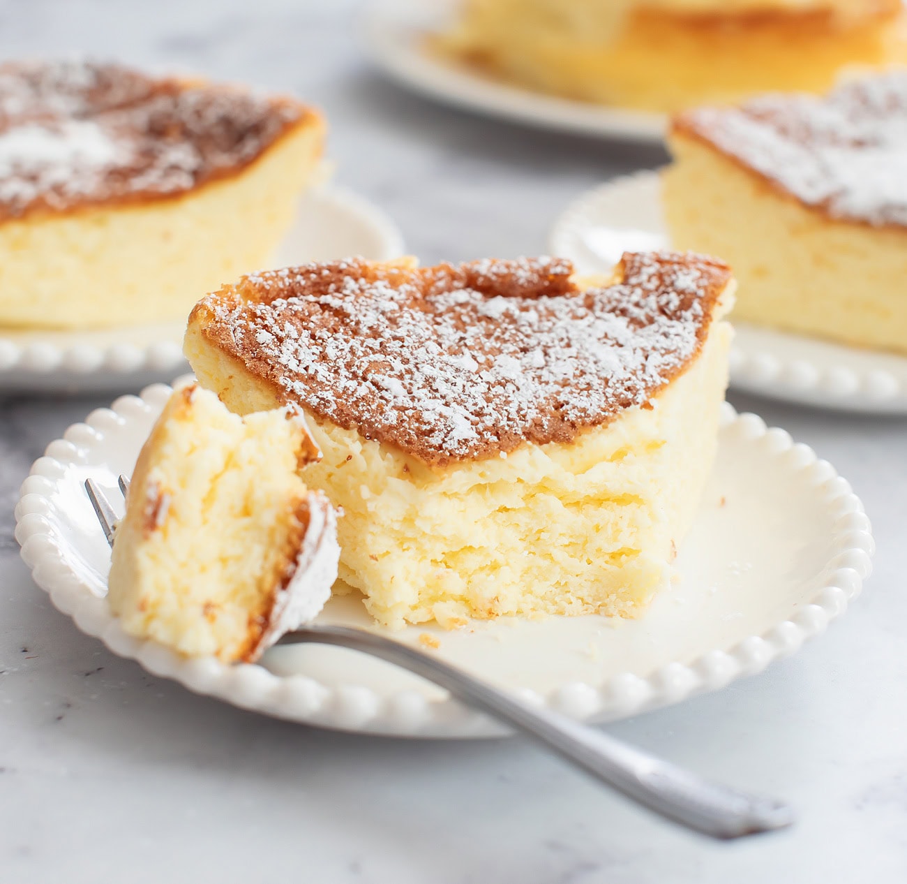 3 Ingredient Fluffy Cottage Cheese Cake (No Flour, Butter or Oil ...