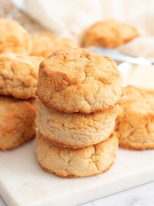 4 Ingredient Keto High Protein Biscuits - Kirbie's Cravings