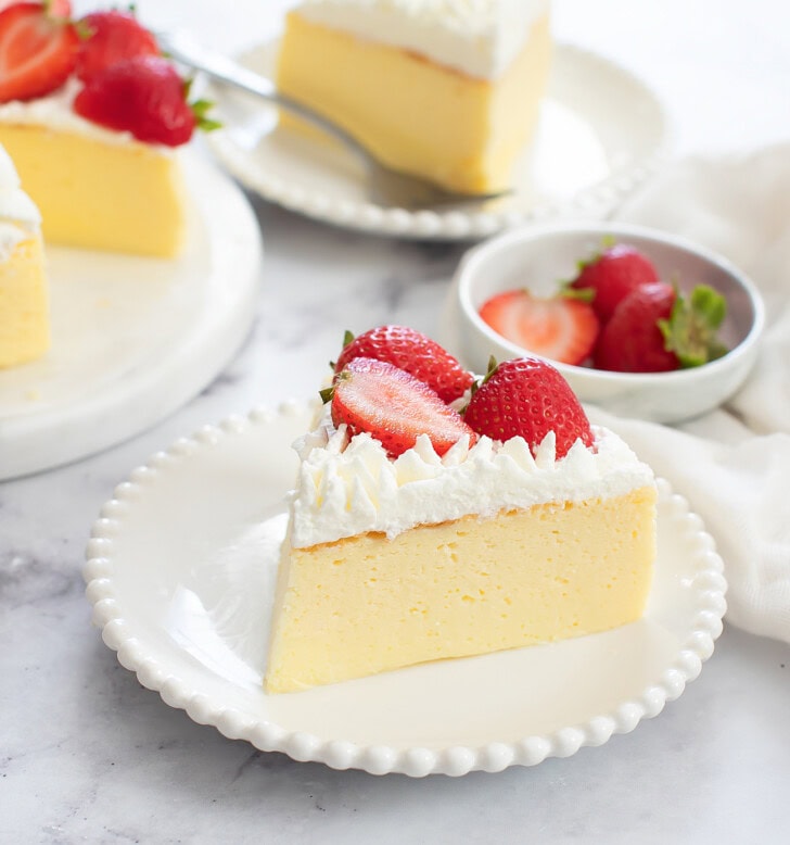 3 Ingredient Cottage Cheese Cake (No Flour, Butter or Oil) - Kirbie's ...