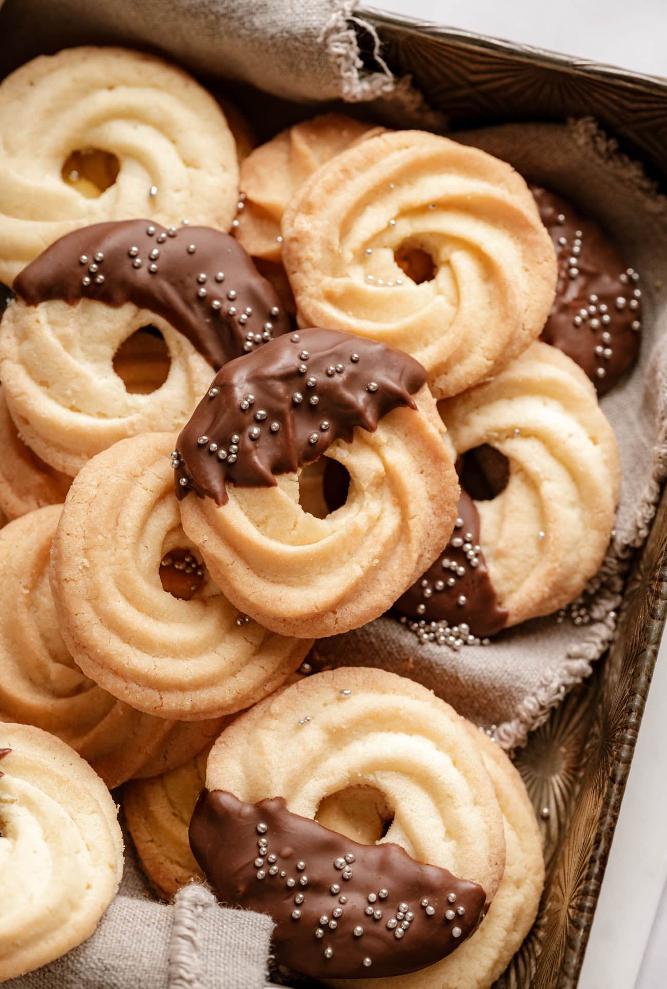 3 Ingredient Butter Cookies - Kirbie's Cravings