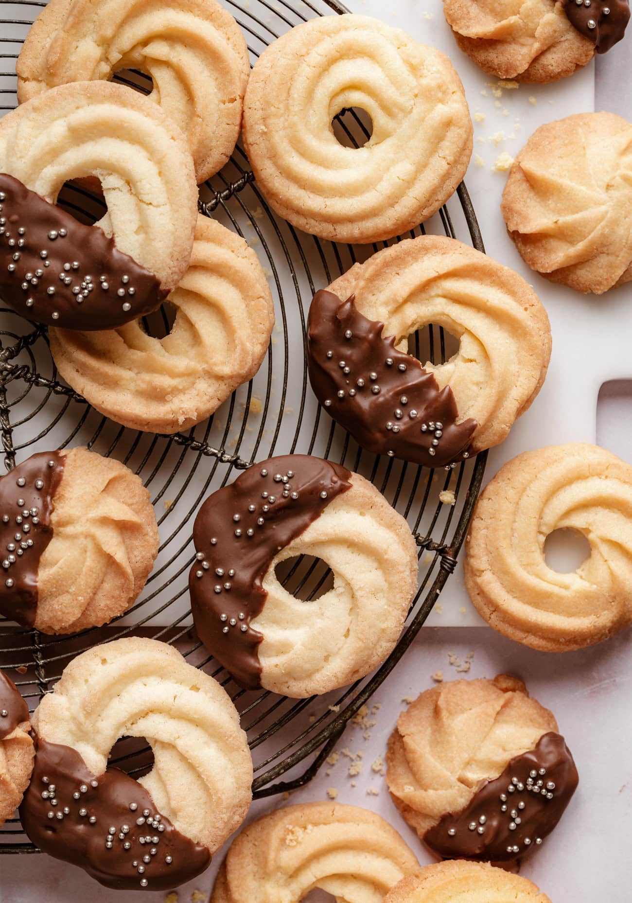 3 Ingredient Butter Cookies - Kirbie's Cravings