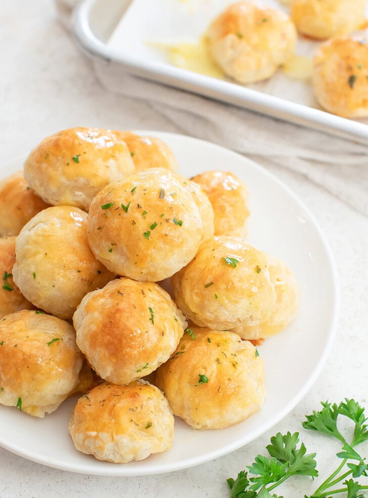 3 Ingredient Crispy Cheese Balls - Kirbie's Cravings