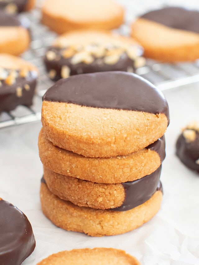 3 Ingredient Healthier Shortbread Cookies (No Flour, Eggs or Refined ...
