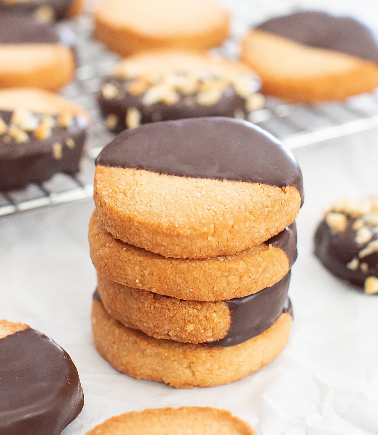 3 Ingredient Healthier Shortbread Cookies (No Flour, Eggs or Refined ...