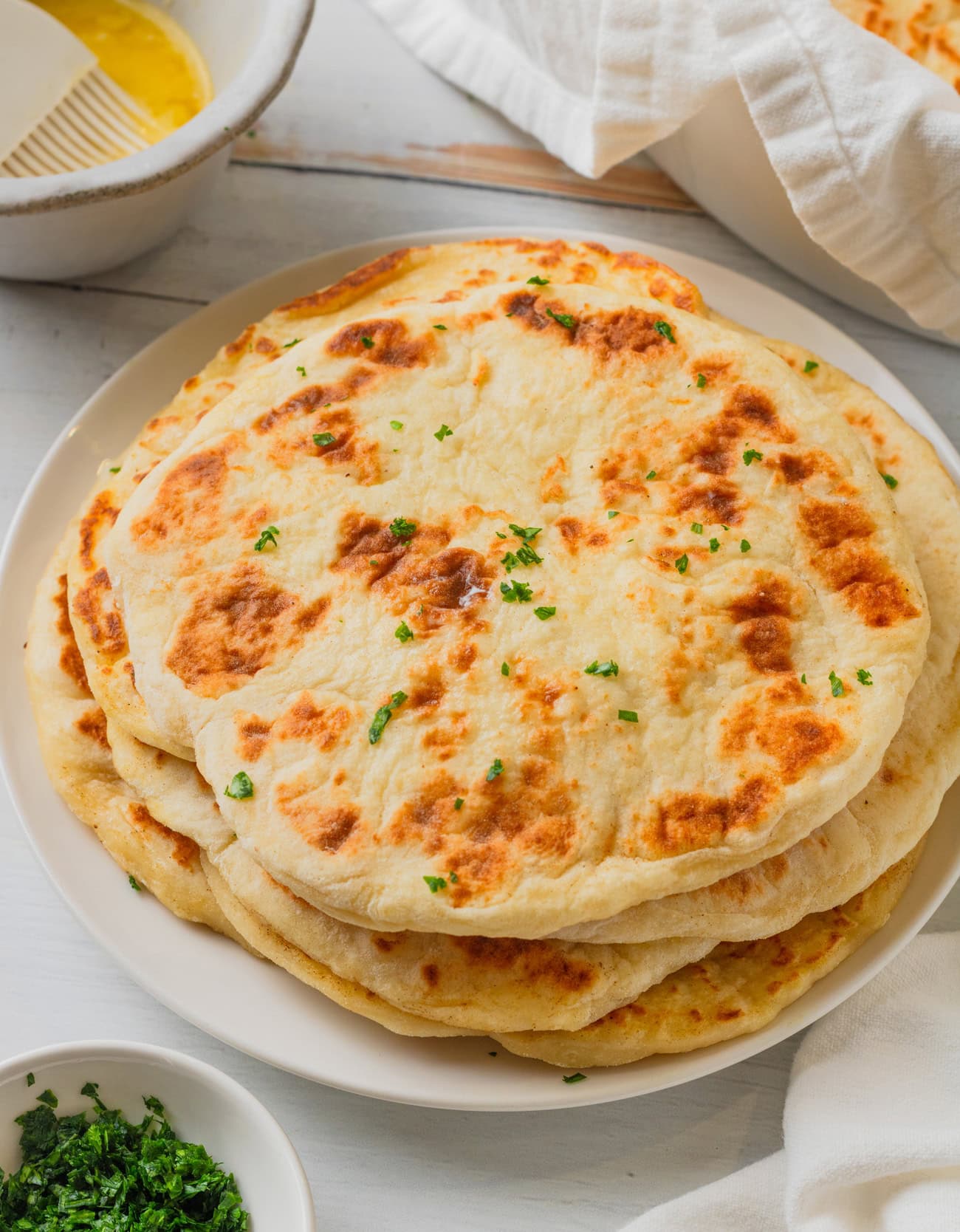 2 Ingredient Cottage Cheese Flatbread (No Yeast) - Kirbie's Cravings