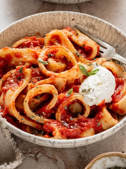 2 Ingredient High Protein Pasta (No Eggs) - Kirbie's Cravings