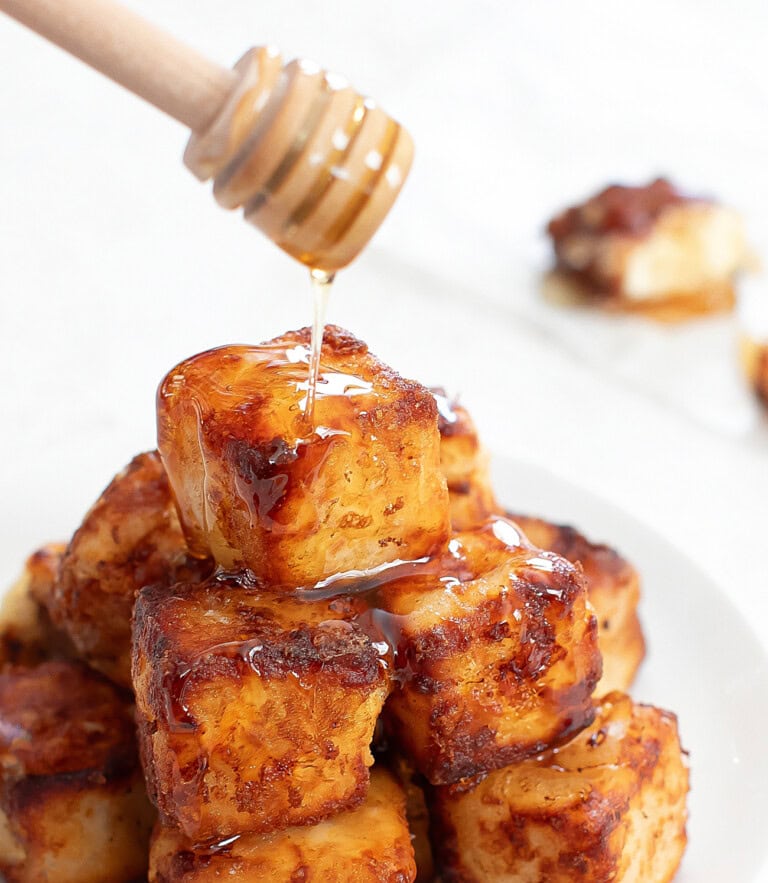 3 Ingredient Crispy Cheese Bites (No Flour, Egg, Breading, or Butter ...