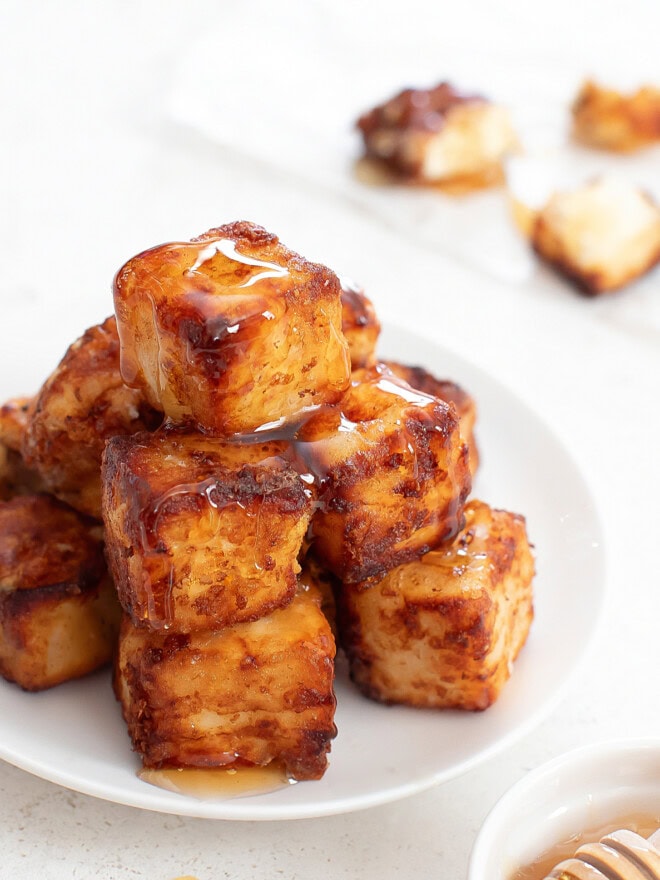 3 Ingredient Crispy Cheese Bites (No Flour, Egg, Breading, or Butter ...