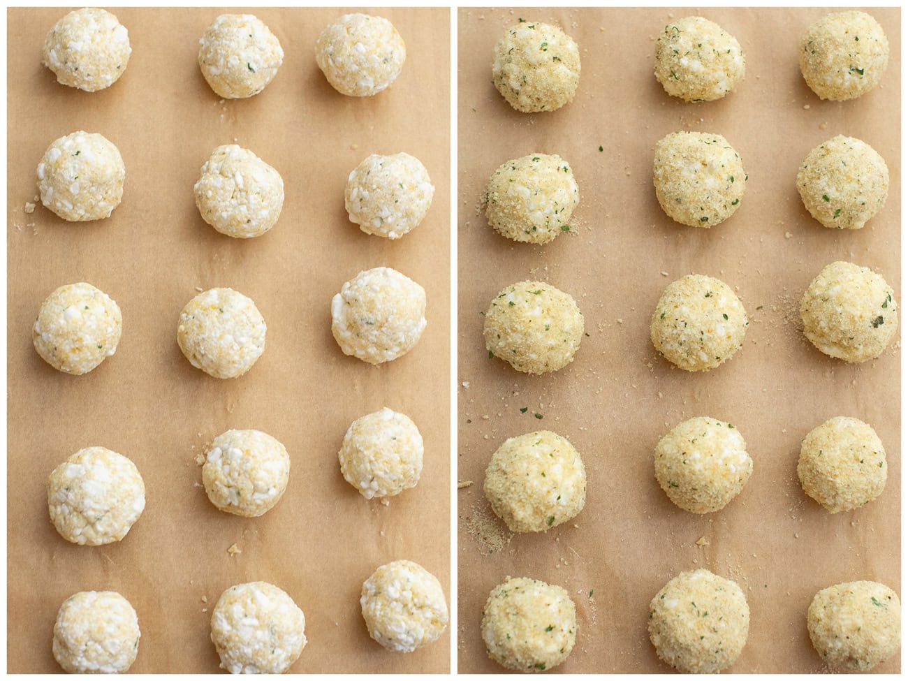 3 Ingredient Crispy Cottage Cheese Balls - Kirbie's Cravings