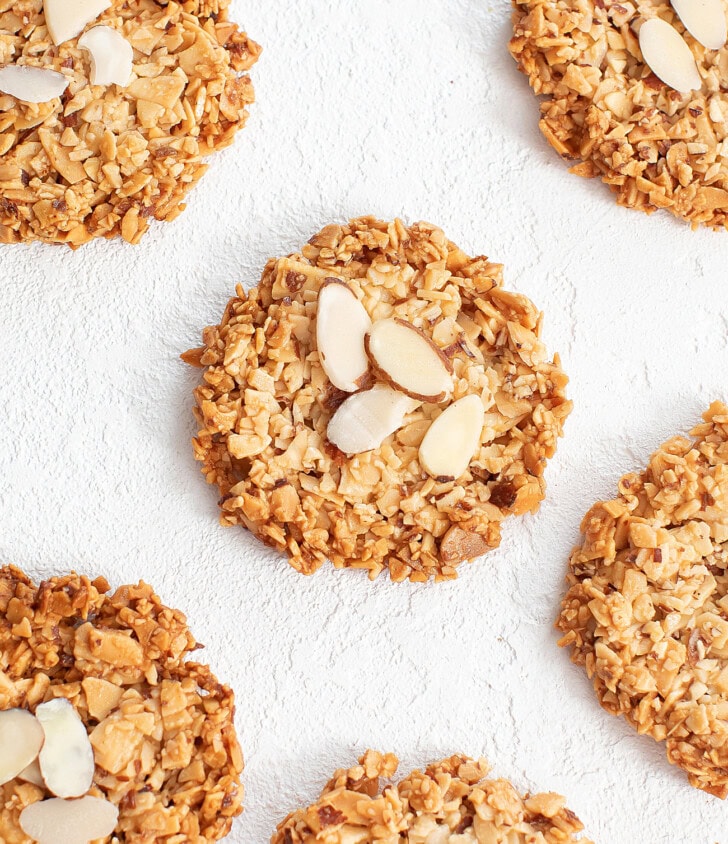 3 Ingredient Crispy Almond Cookies (No Flour, Dairy, Butter or Oil ...