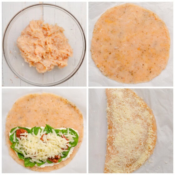 3 Ingredient Keto Calzone Dough (No Flour or Eggs) - Kirbie's Cravings